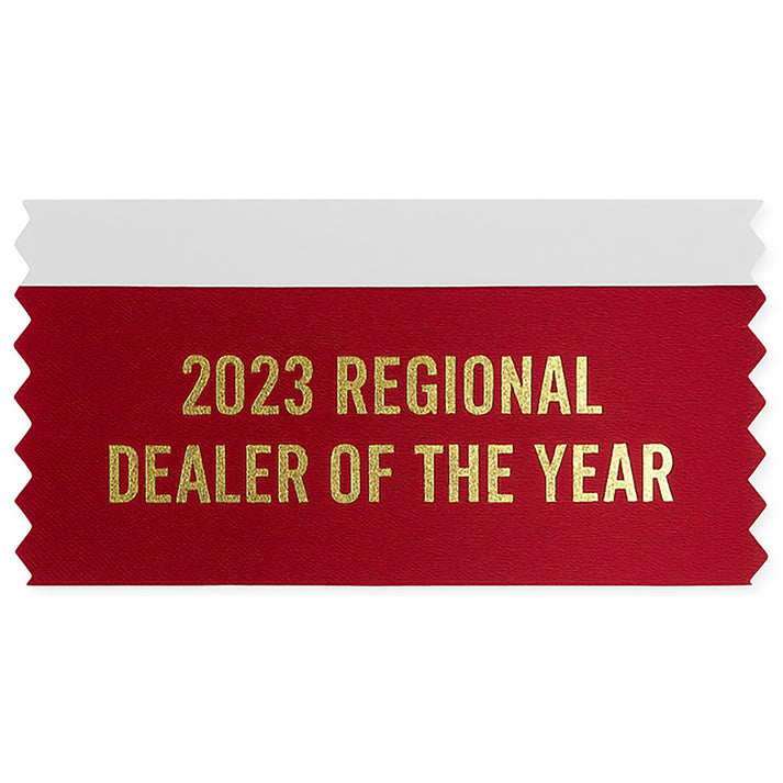 Custom Name Badge Ribbon - One Color 1-5/8" Width – ribbonking