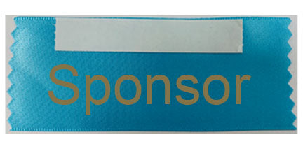 Custom Name Badge Ribbon - One Color 2" Width – ribbonking